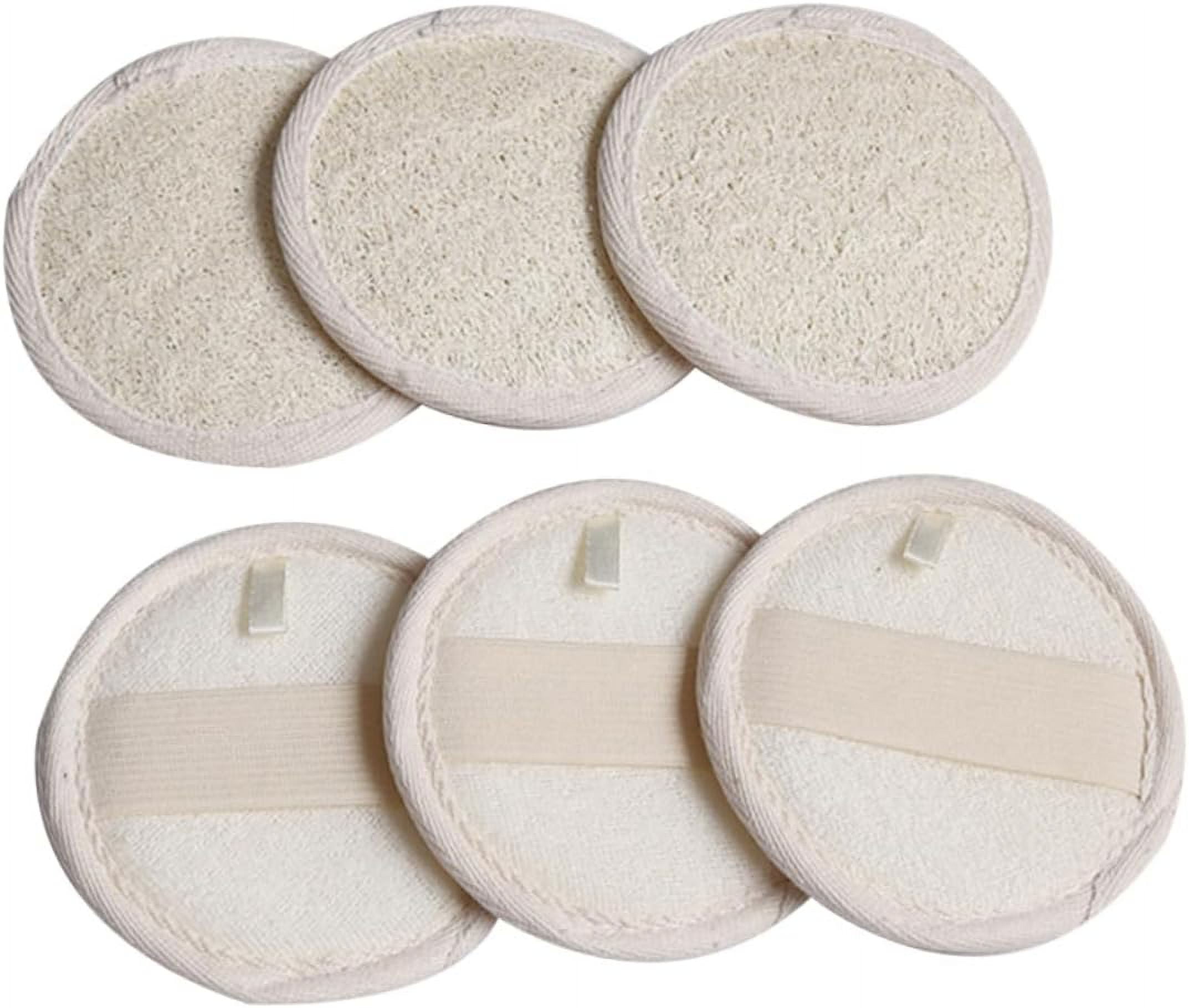 6pcs face exfoliator pad for Women exfoliating loofah Sponge Pads ...
