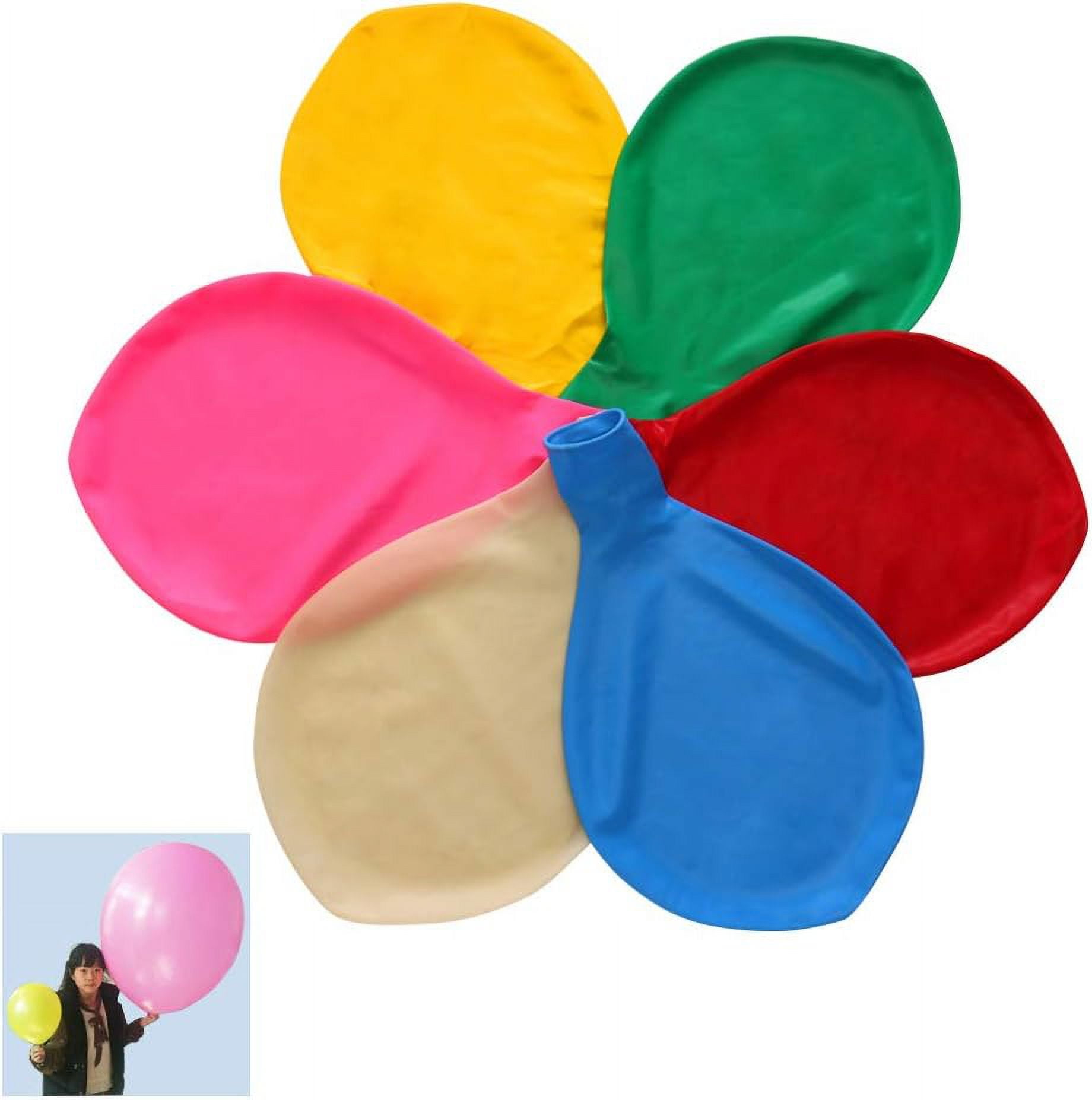 6pcs/pack 36" Assorted Color Latex Giant Balloons Big Balloon Large ...