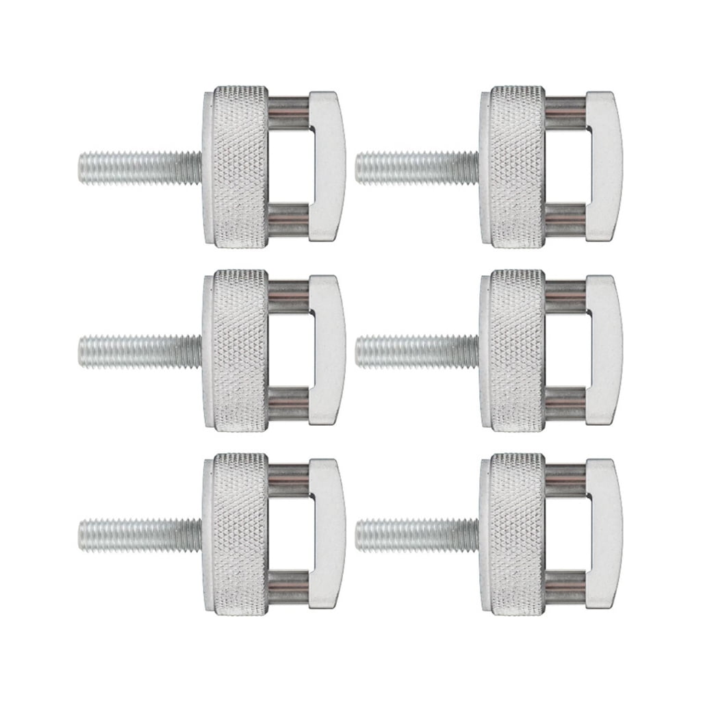 6pcs/set Aluminum Hard Top Fastener Thumb Screws D Rings for Easy ...