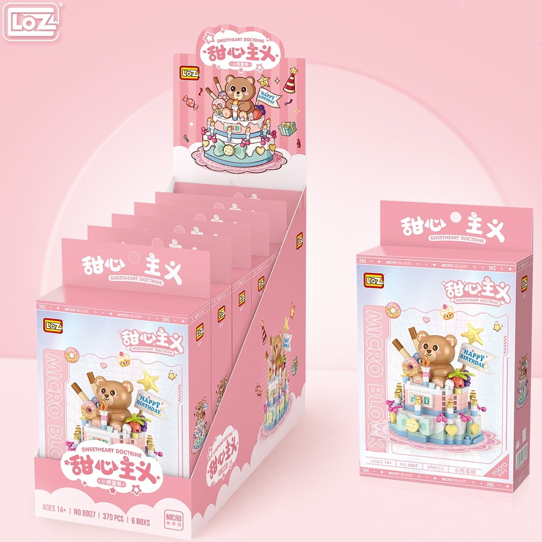 6pcs/set LOZ mini Blocks Kids Building Toys DIY Bricks Sweet Snack ...