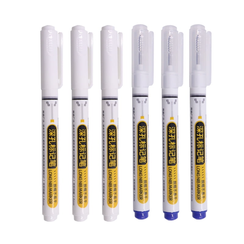 6pcs/set Long Head Markers 20MM Woodworking Metal Multi-functional Deep ...