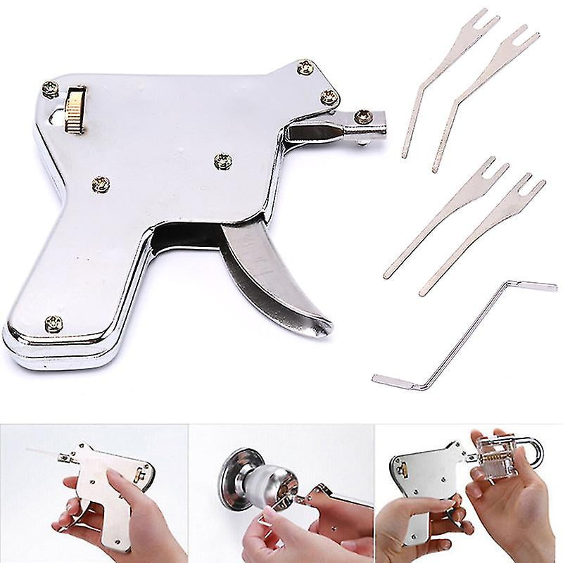 6pcs/set Stainless Steel Strong Easy Repair Lock Door Lock Opener Key ...