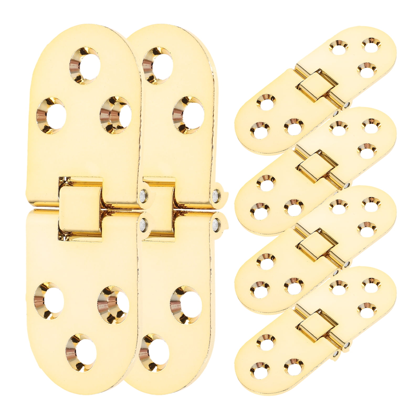 6pcs Heavy Duty Aluminum Alloy Hidden Table Hinges for Folding Mount ...