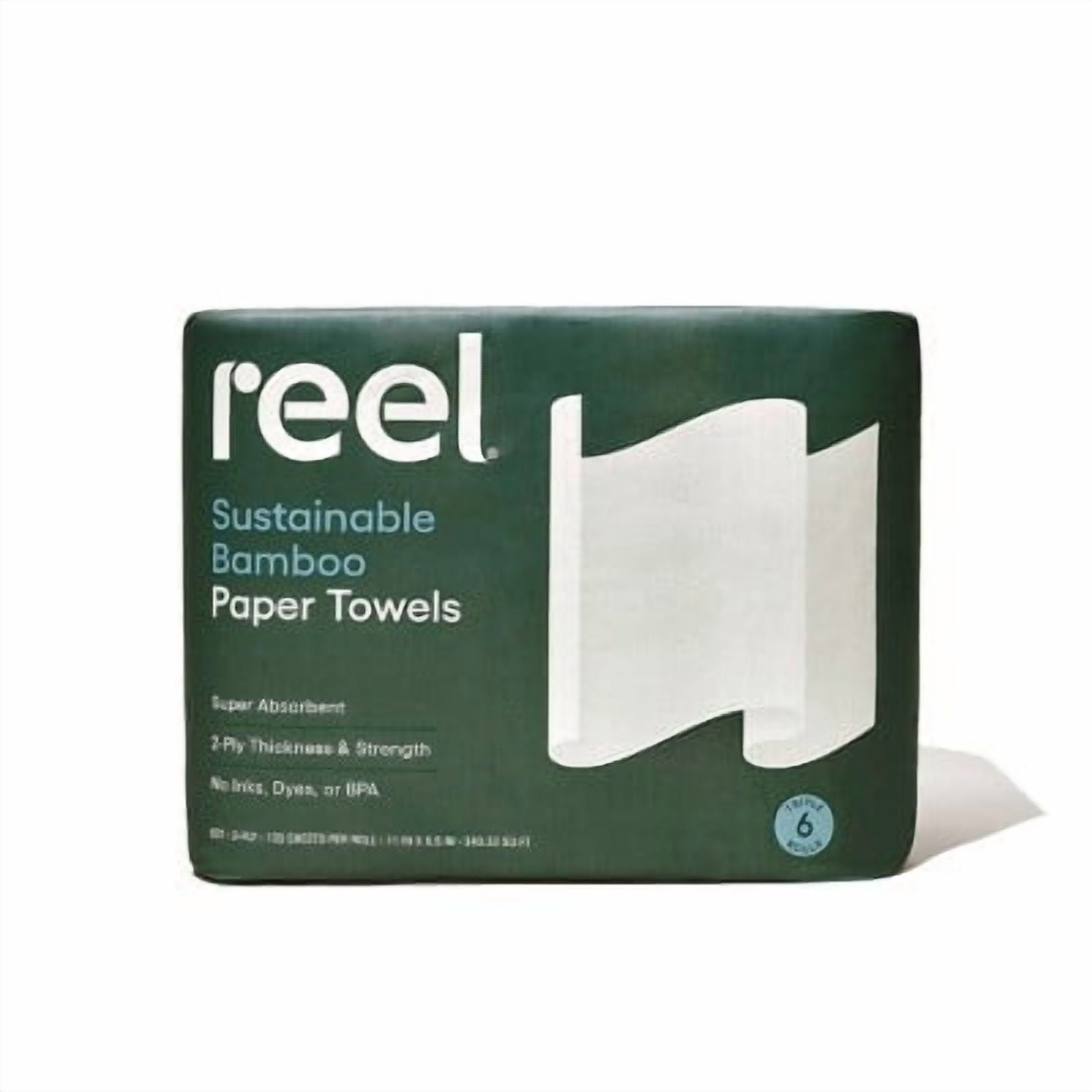 6pk Bamboo Paper Towels - Mega- 2-Ply - 135 Sheets - Walmart.com