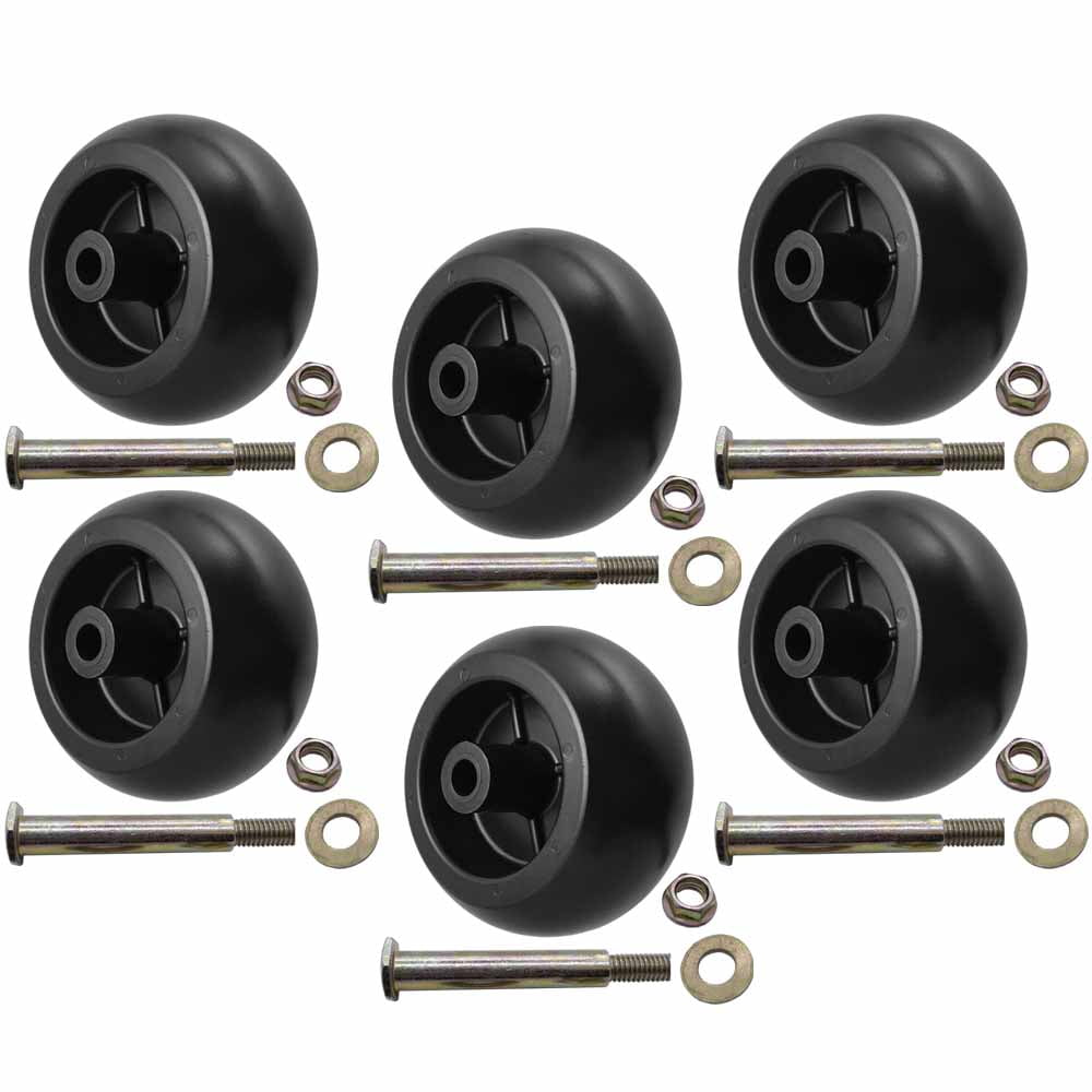 6pk Deck Wheel and Hardware for Husqvarna 532133957 596434404 Snapper ...