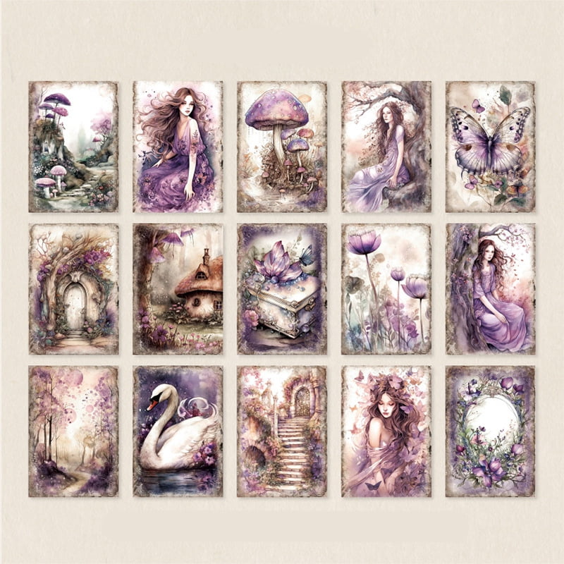 6sets 30 Sheets 15 styles Forest Theme Scrapbooking Paper Pads ...