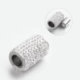 6sets 304 Stainless Steel Magnetic Clasps with Glue-in Ends with Grade ...