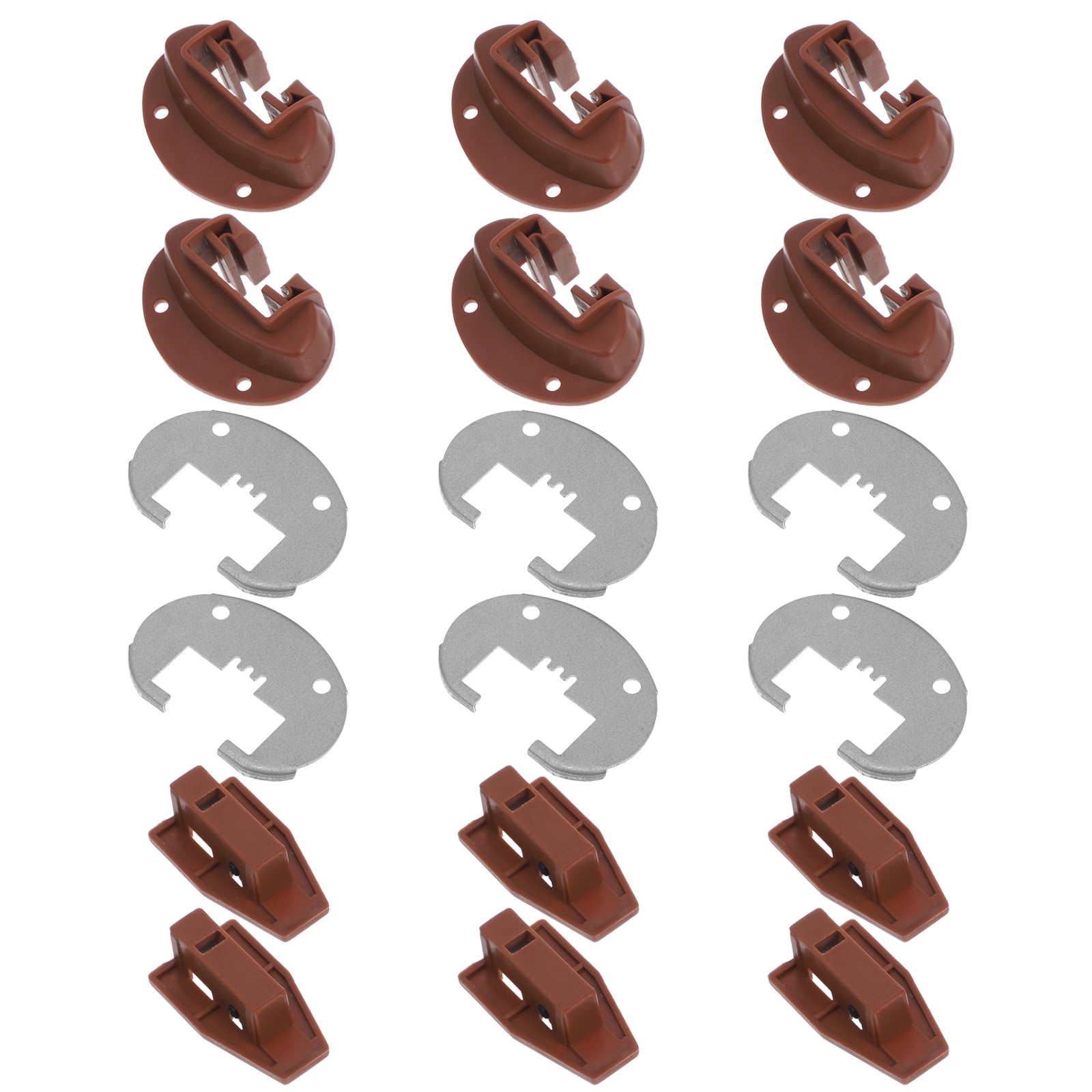 6sets Drawer Guide Kit Drawer Slide Track Guide Repair Kit For Dresser ...