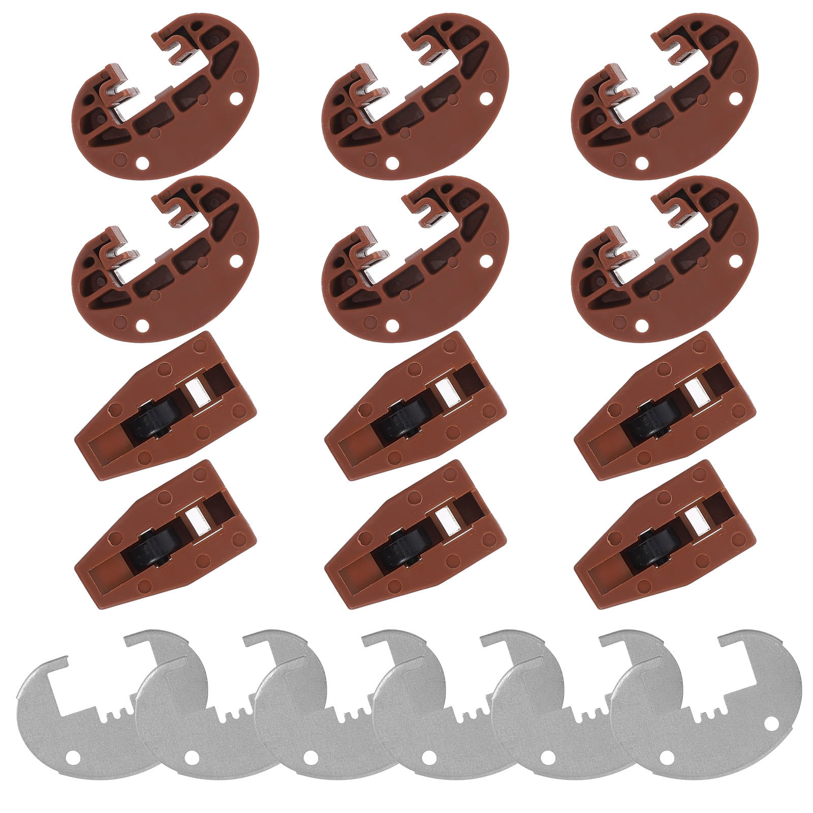 6 Sets Drawer Guide Kit for Dresser Replacement Center Mount Drawer ...