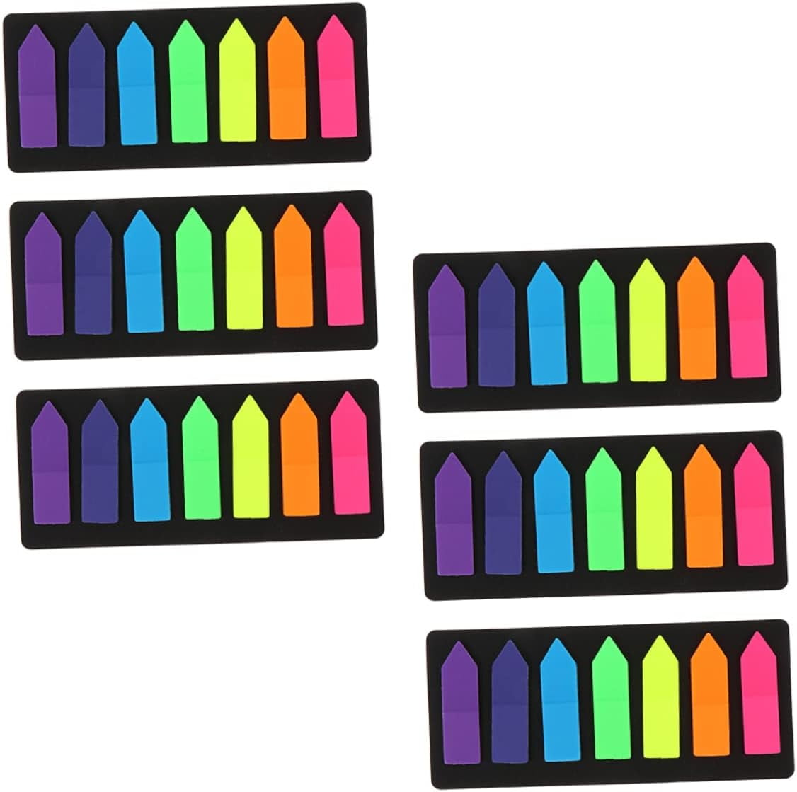 6sets Stickers Office Notepad Flag Stickers Color Stickers Page Marker ...