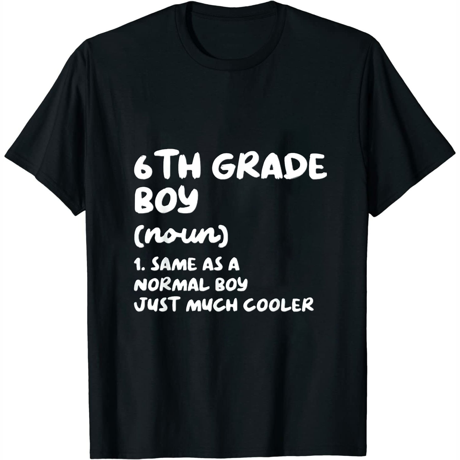 6th Grade Boy Definition Funny Back To School Student T-Shirt - Walmart.com