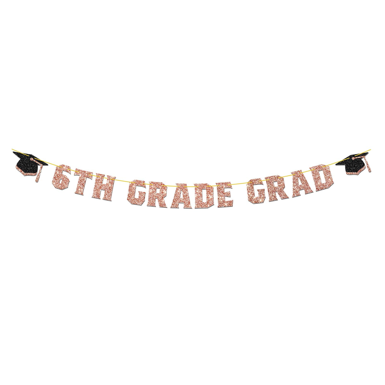 6th Grade Graduation Banner DHF10 2025, Glitter 6th Grade Graduation ...