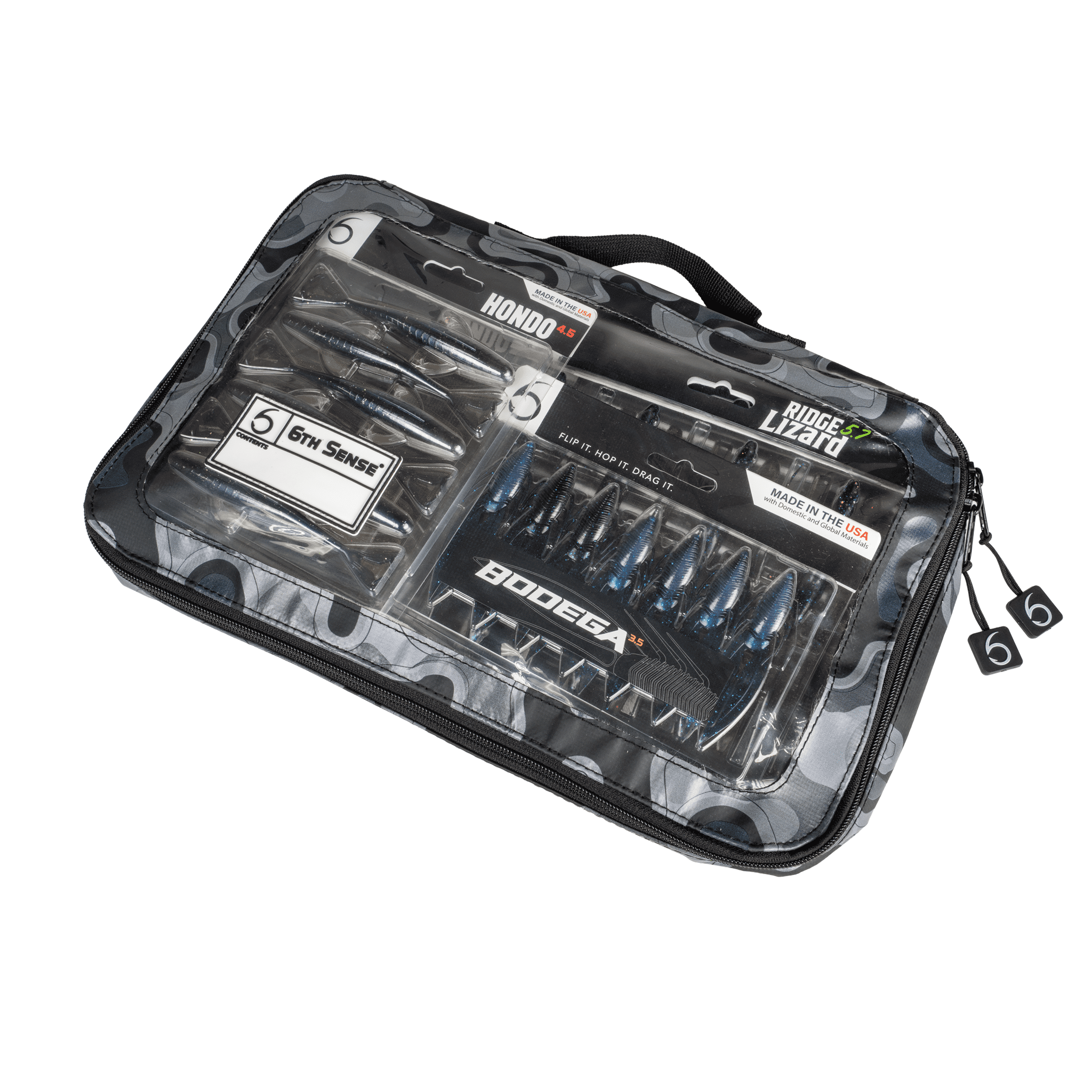 6th Sense – Bait View Fishing Tackle Bag, Clear View Soft Plastic ...