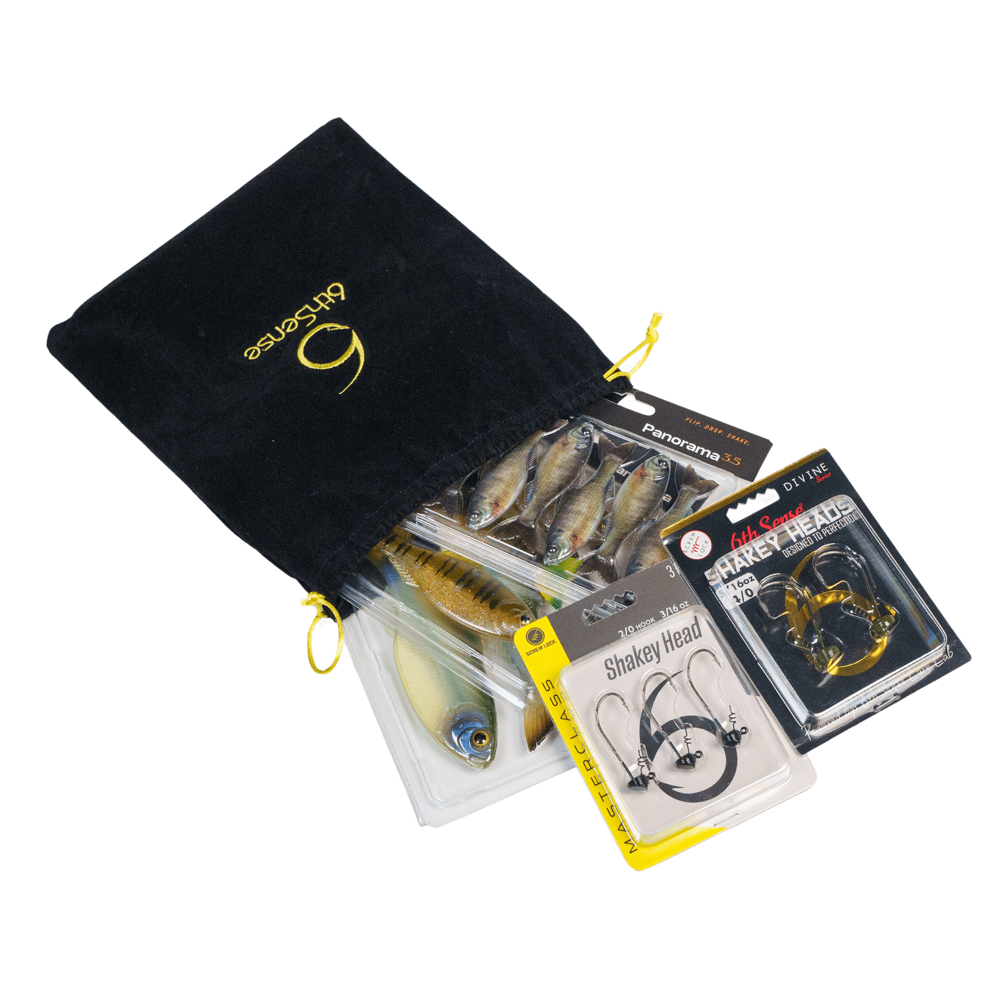 6th Sense – Panorama Shakey Head Bundle – Shakey Head Fishing Kit with ...
