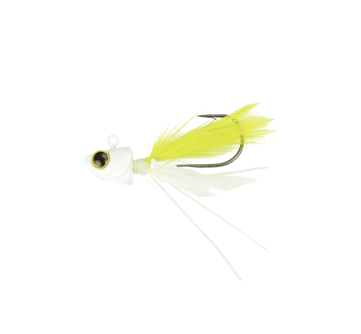Pluck Hair Jig Chartreuse Minnow 1/4 - Walmart.com