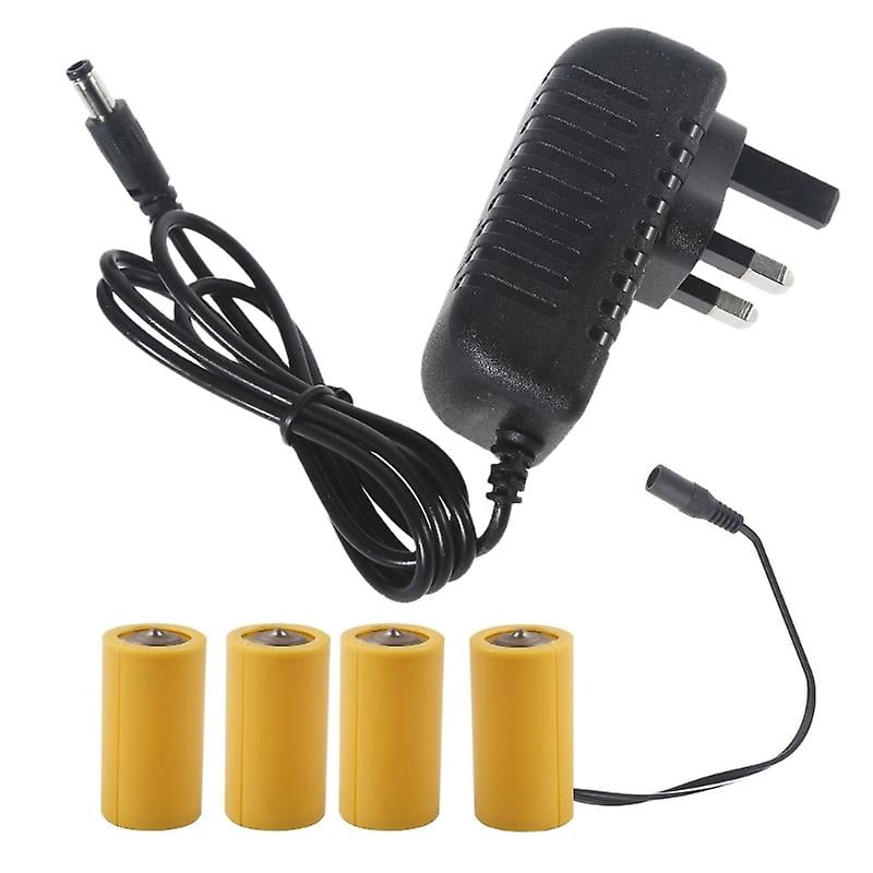 6v Lr14 C Battery Eliminators 110v 220v Power Supply Replace 4x 1.5v C ...