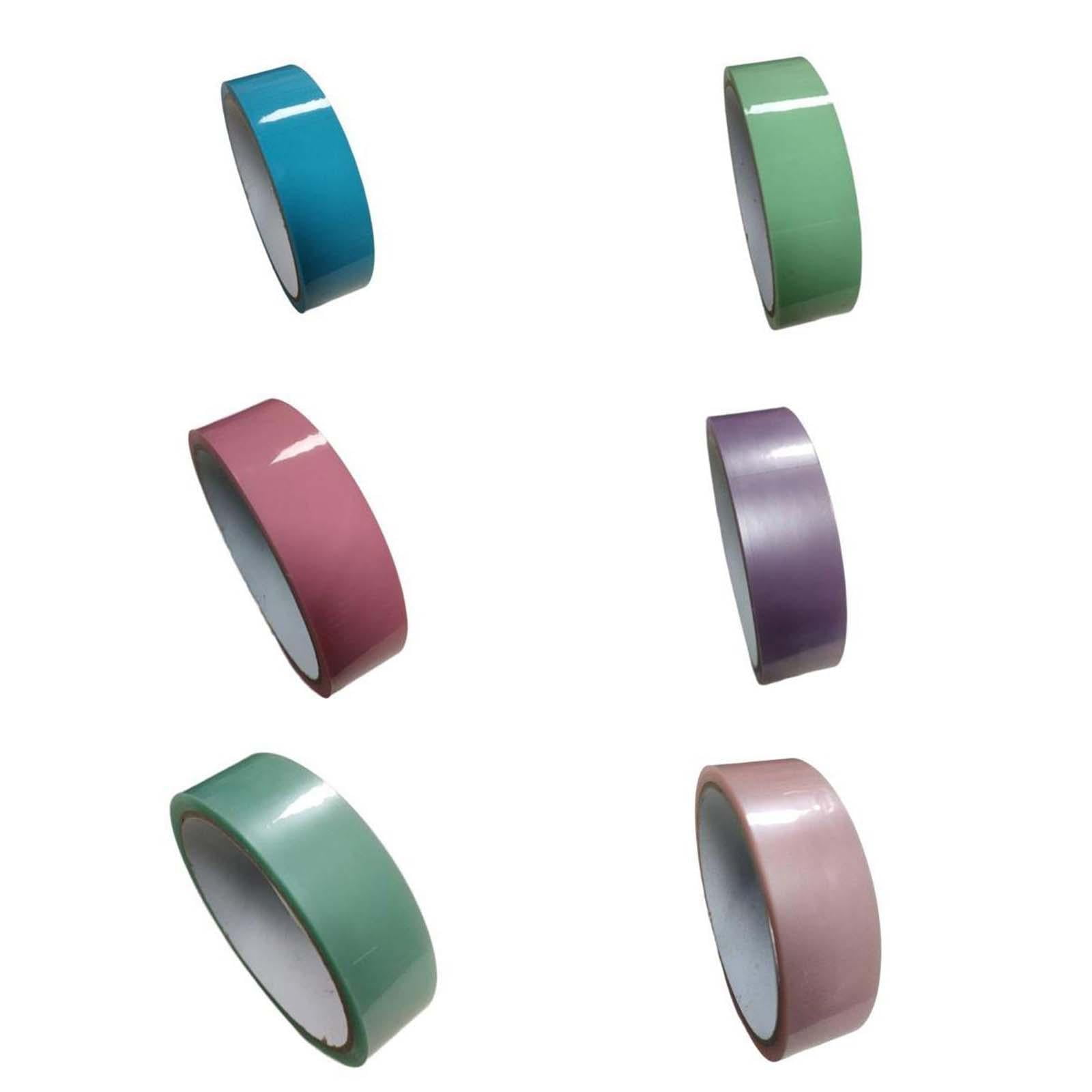 6x 15 Meter Funny Sticky Ball Tapes DIY Supplies Rolling Tape Sensory ...