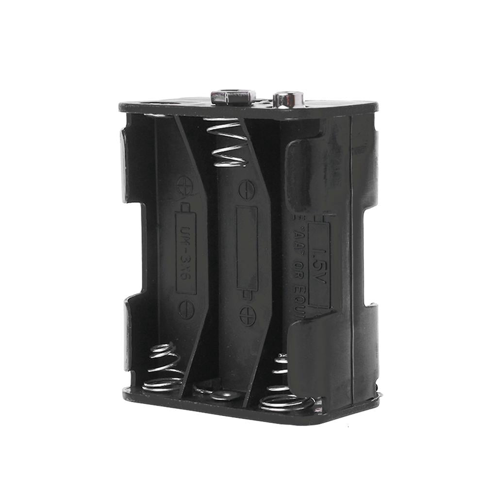 6x AA 1.5V Battery Clip Slot Storage Holder Box for Case 6xAA Batteries ...