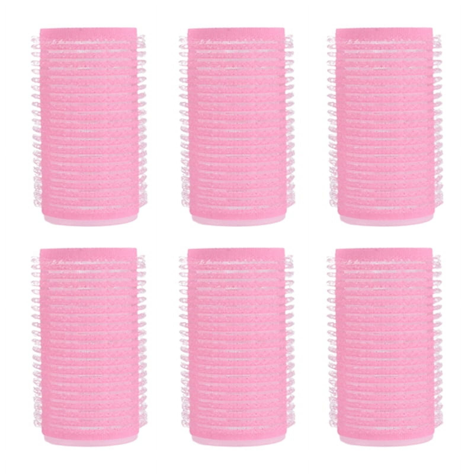 6x Big Self Grip Hair Rollers Cling DIY Curlers 3cm - Walmart.com