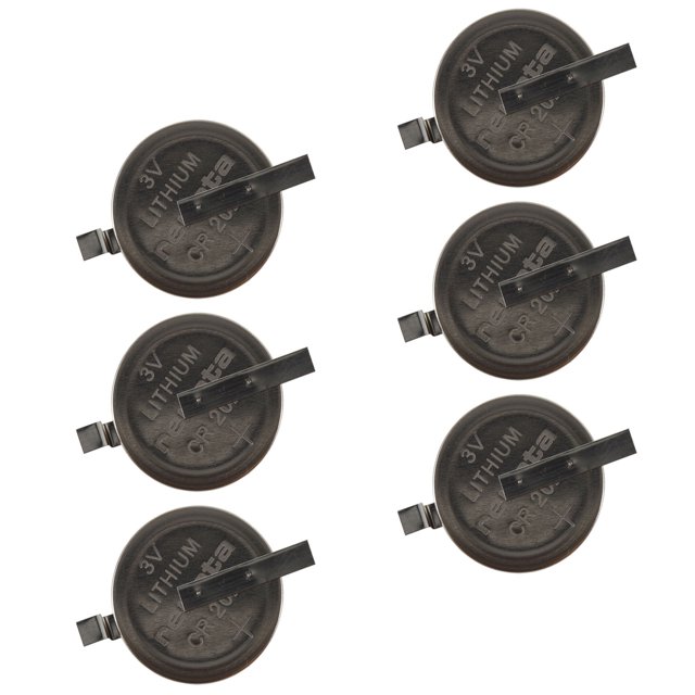 6x CR2025-MFR-SM 3V Lithium Coin Battery HORZ SMT for CMOS RFID RTC ...