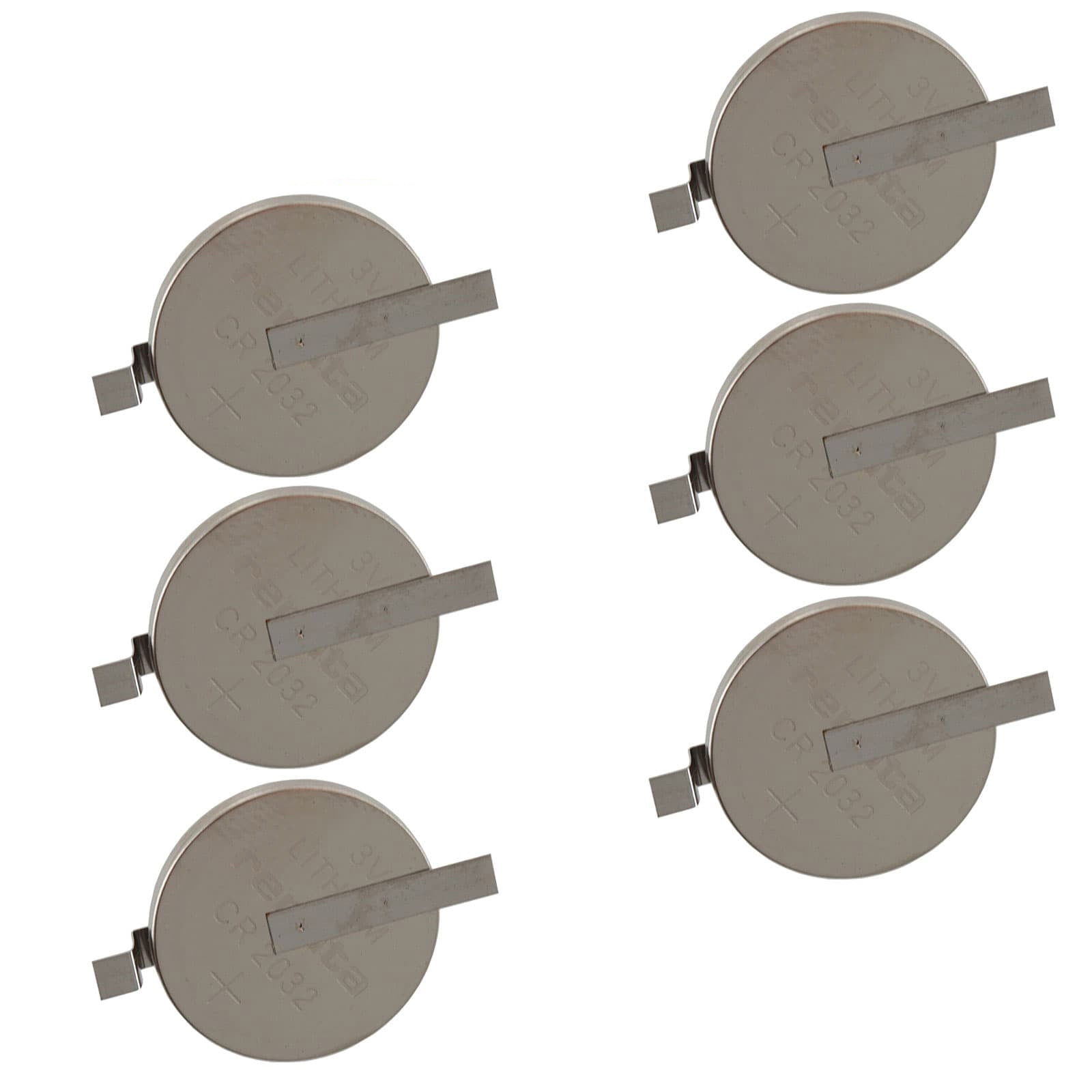 6x CR2032-MFR-SM 3V Lithium Coin Battery HORZ SMT 2-PIN IBM Compaq NEC PC - Walmart.com