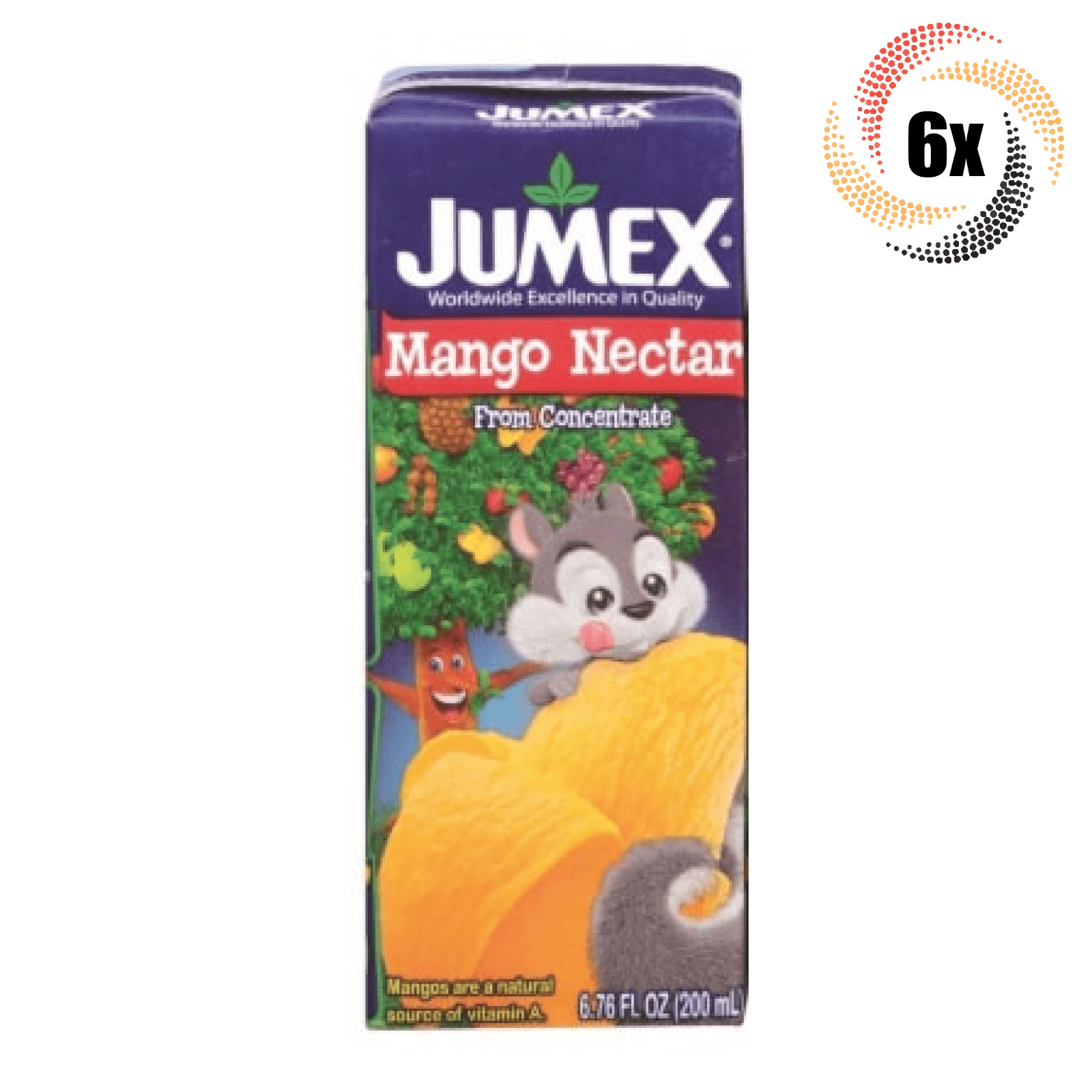 6x Cartons Jumex Mini Mango Nectar Kids Juice Drink 6.76 Fl Oz Fast ...
