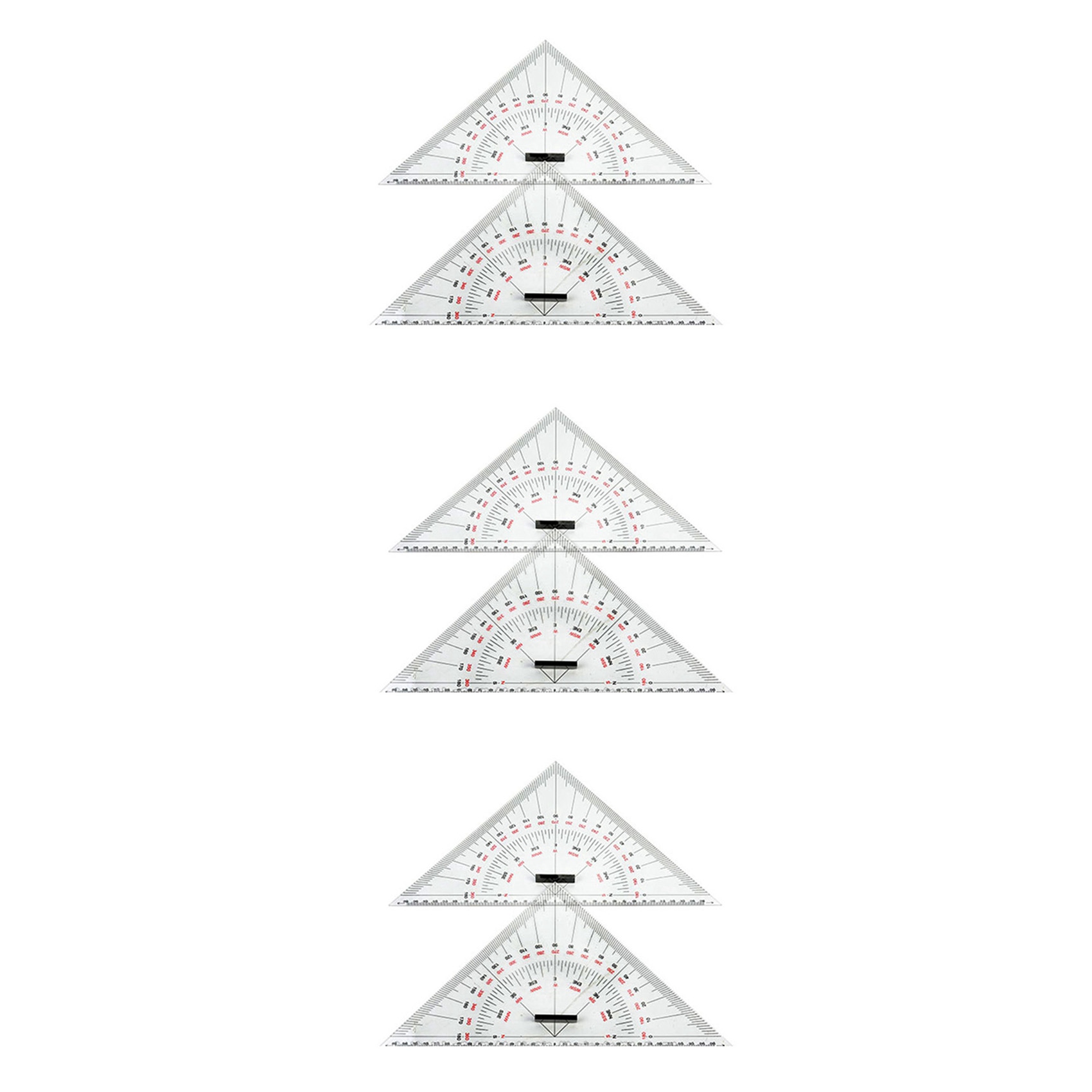 6x Chart Drawing Triangle Ruler for Ship 300mm Large-Scale - Walmart.com