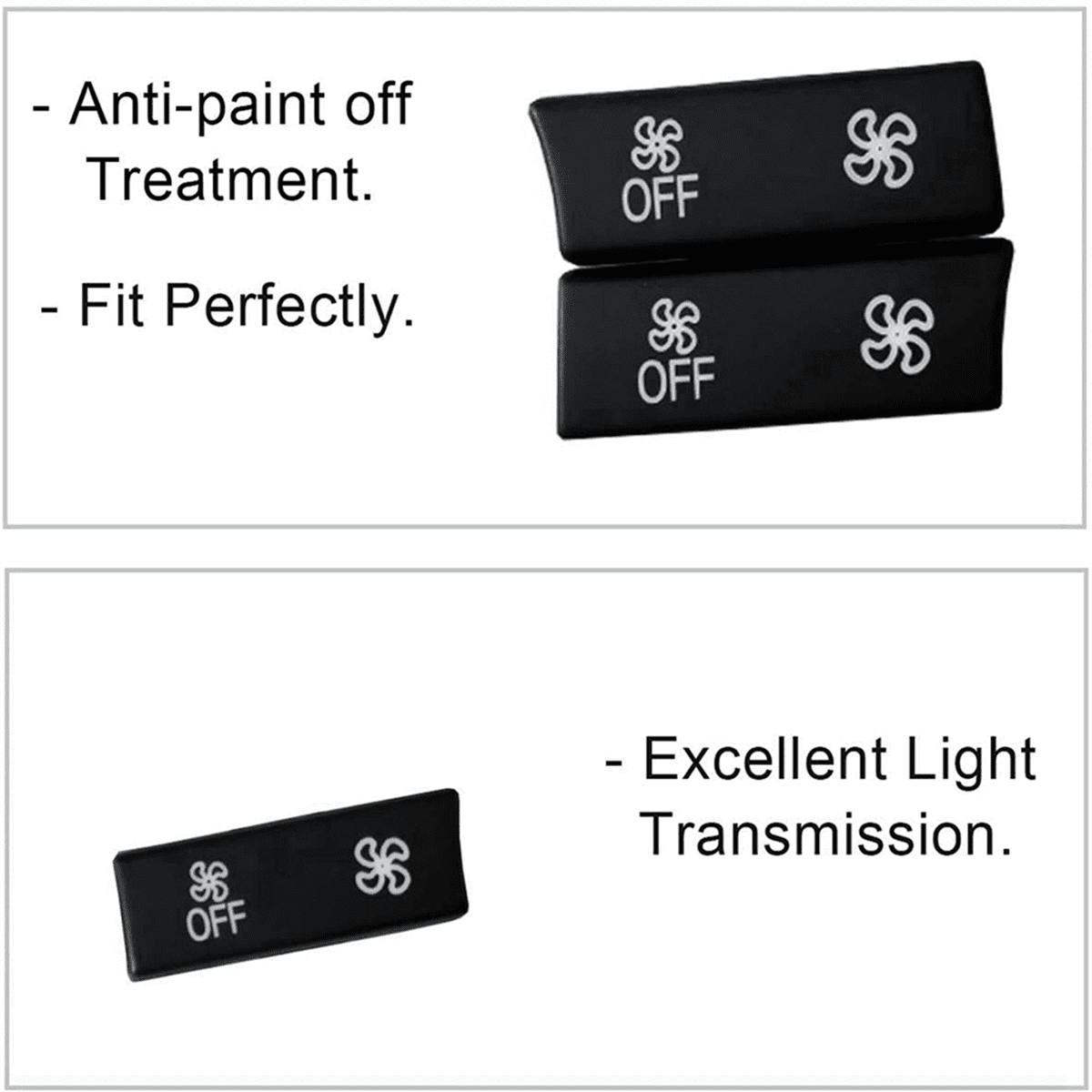 6x For- A/C Climate Control Panel Fan Speed Button ,for F01 F04 F06 F07 ...