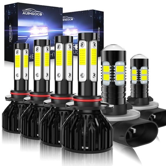 6x LED Headlight Bulbs For GMC Sonoma 1998-2004, 9005/HB3 High Beam ...