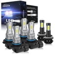 6x LED Headlight & Fog Light Combo For Chevrolet C2500 1999-2000 9005 ...