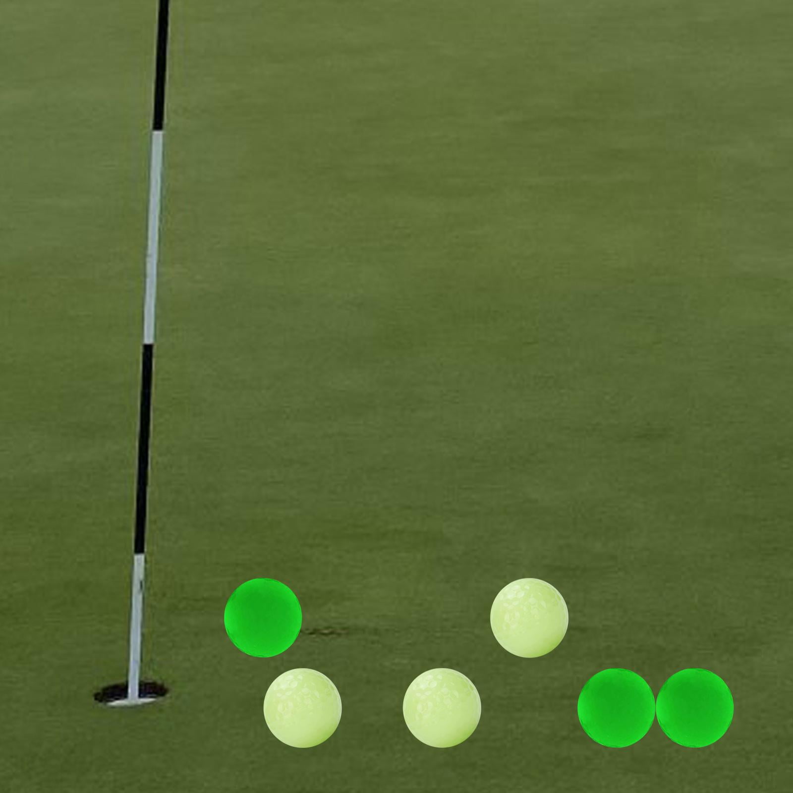 6x Luminous Night Golf Ball, Bright Luminous Balls Glow in The Dark ...
