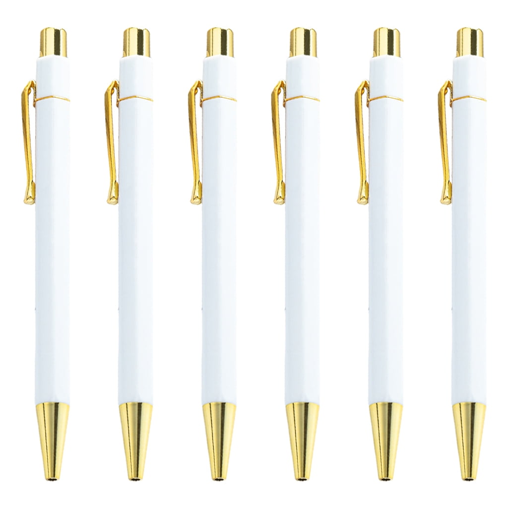 6x/Set Retractable Ballpoint Pen Signature Pen Business Pen 1.0mm ...