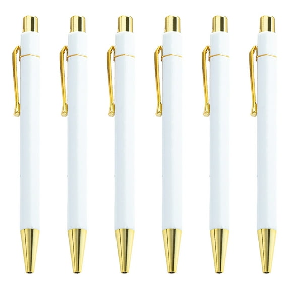 6x/Set Retractable Ballpoint Pen Signature Pen Business Pen 1.0mm ...