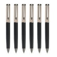 6x/Set Black Ink Ballpoint Pen 1.0mm Metal Ballpoint Pen Smooth Writing ...