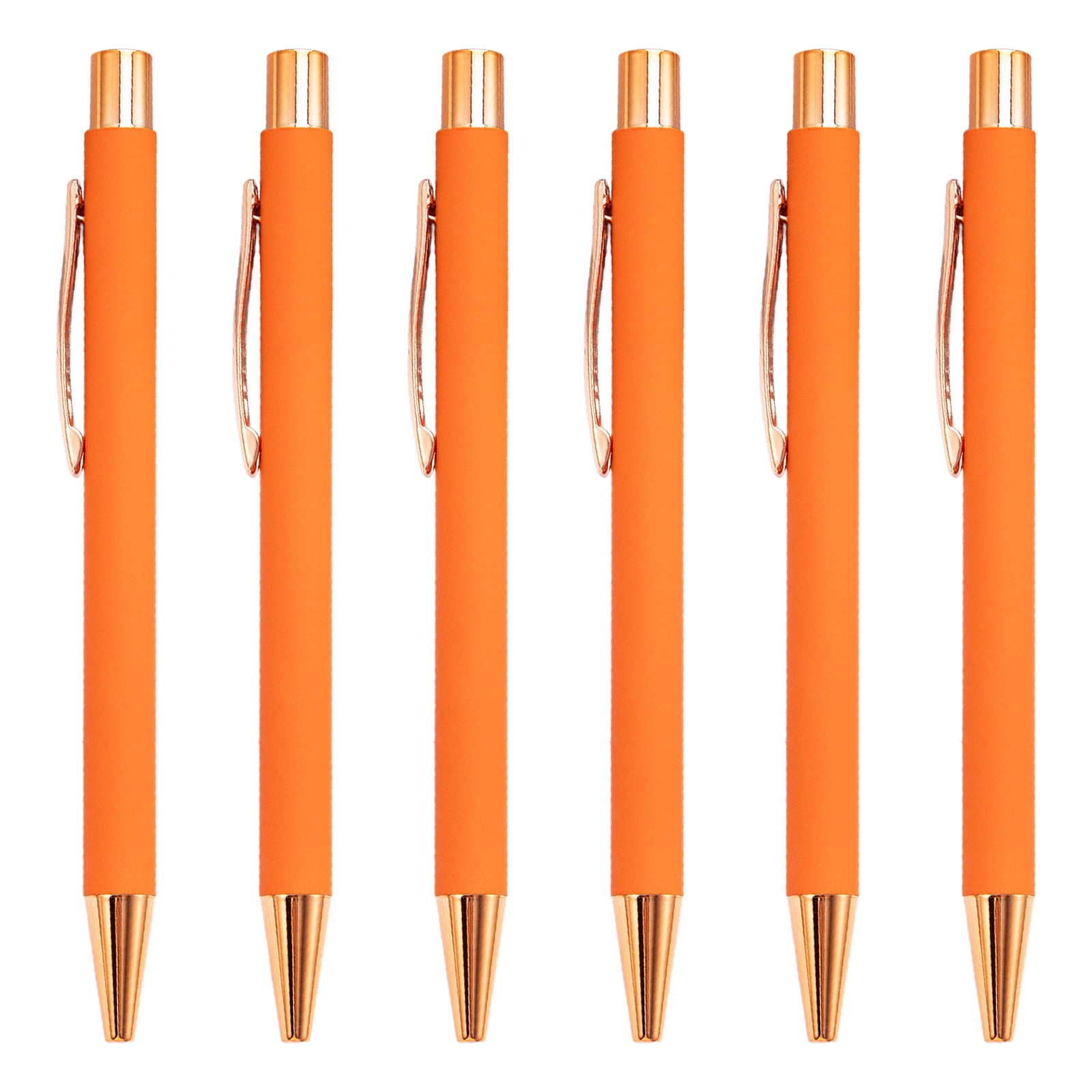 6x/Set Retractable Ballpoint Pen Metal Pen Journaling Pen 1.0mm Writing ...