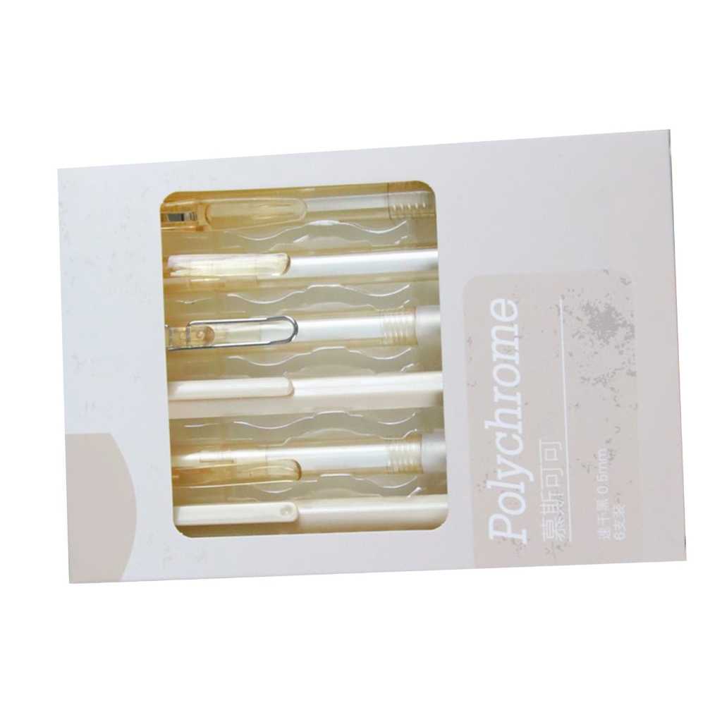 6x/Set Retractable Gel Pen Creative Aesthetic Pen Neutral Pen Signature ...