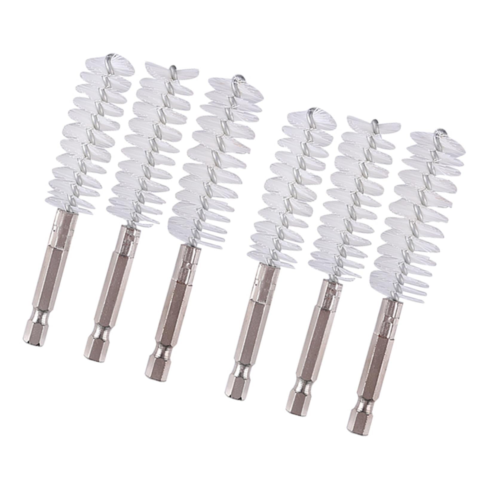 6x Tube Cleaning Brush Machinery Paint Remover Rust Tube Cleaning Wire ...