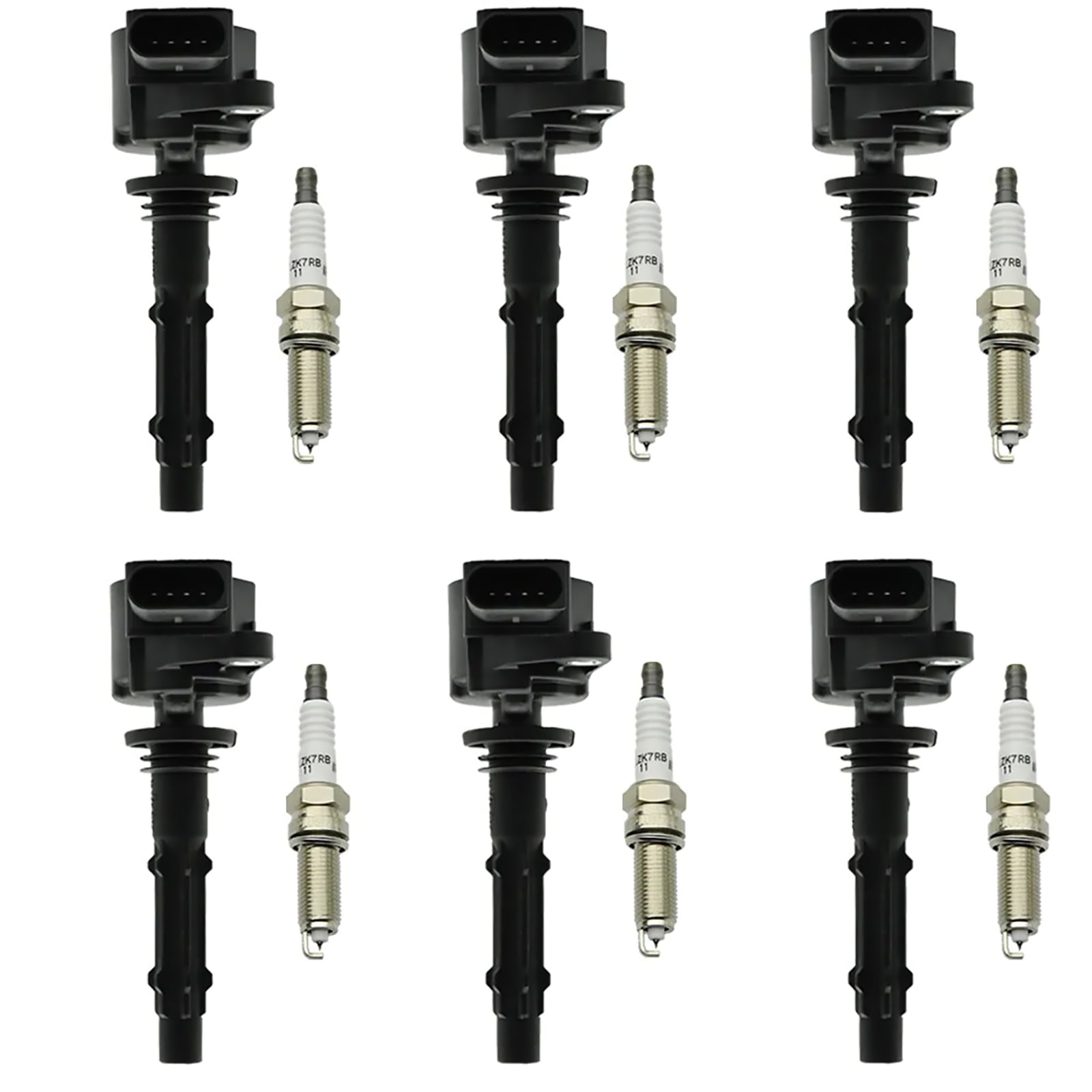 6x UF535 Ignition Coil & Spark Plug Pack for Mercedes-Benz Dodge ...