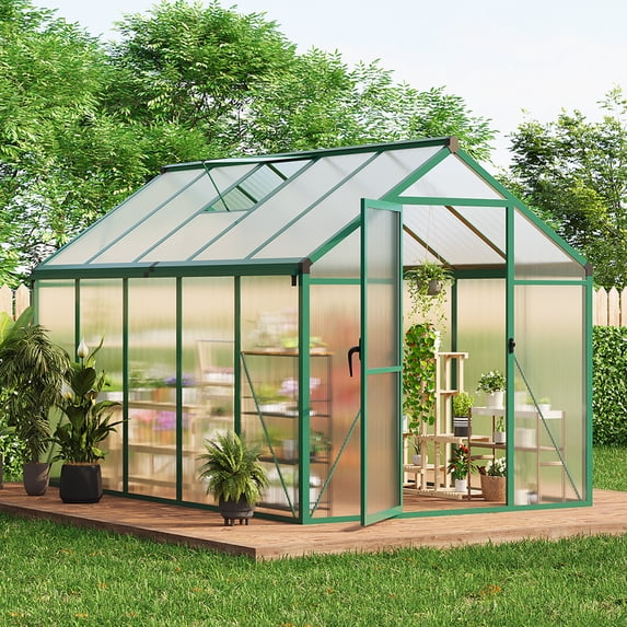 6x10FT Greenhouse, Walk in Greenhouses for Outdoors and Seasons Garden ...