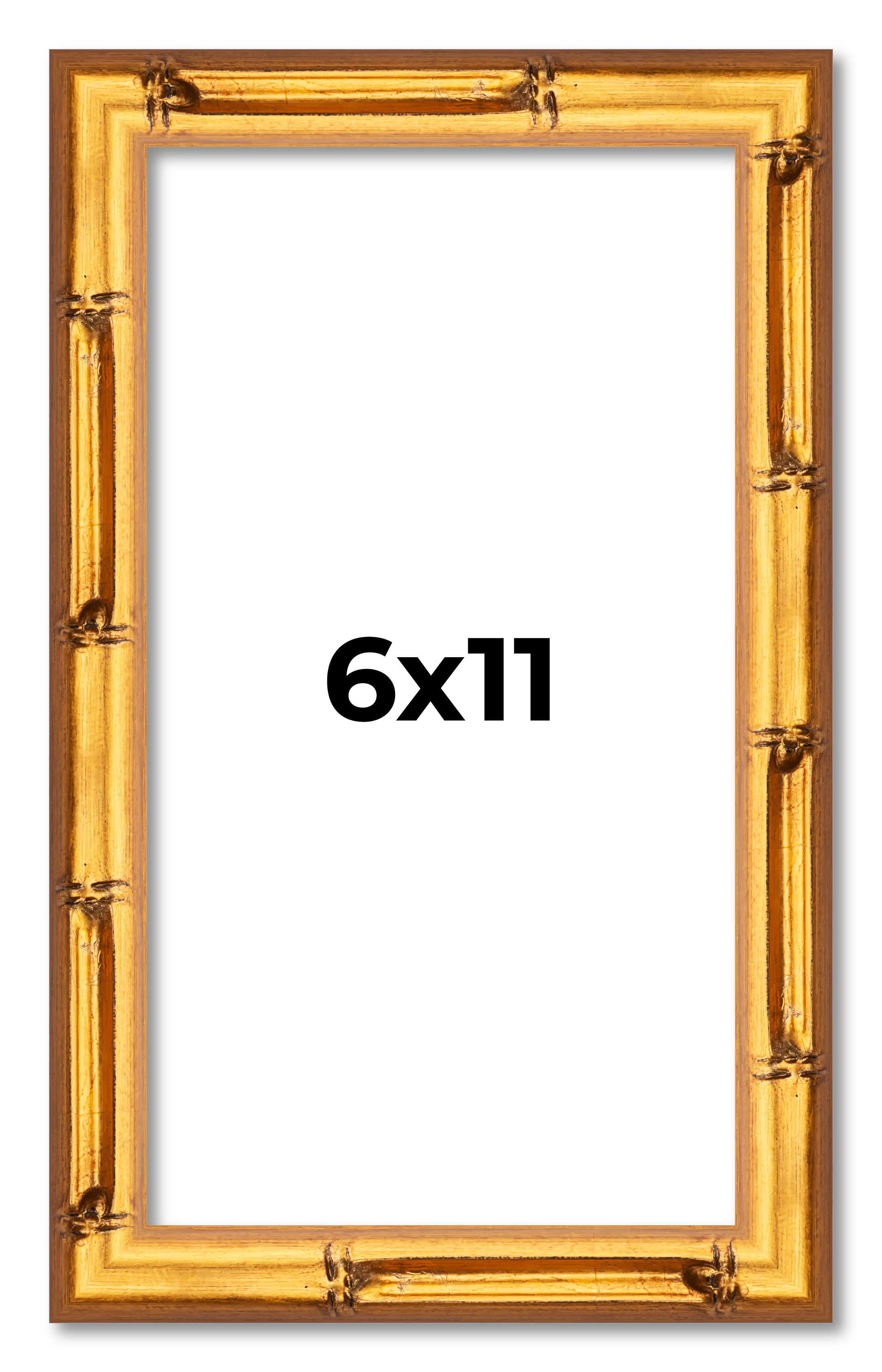 Gold Bamboo Picture Frame