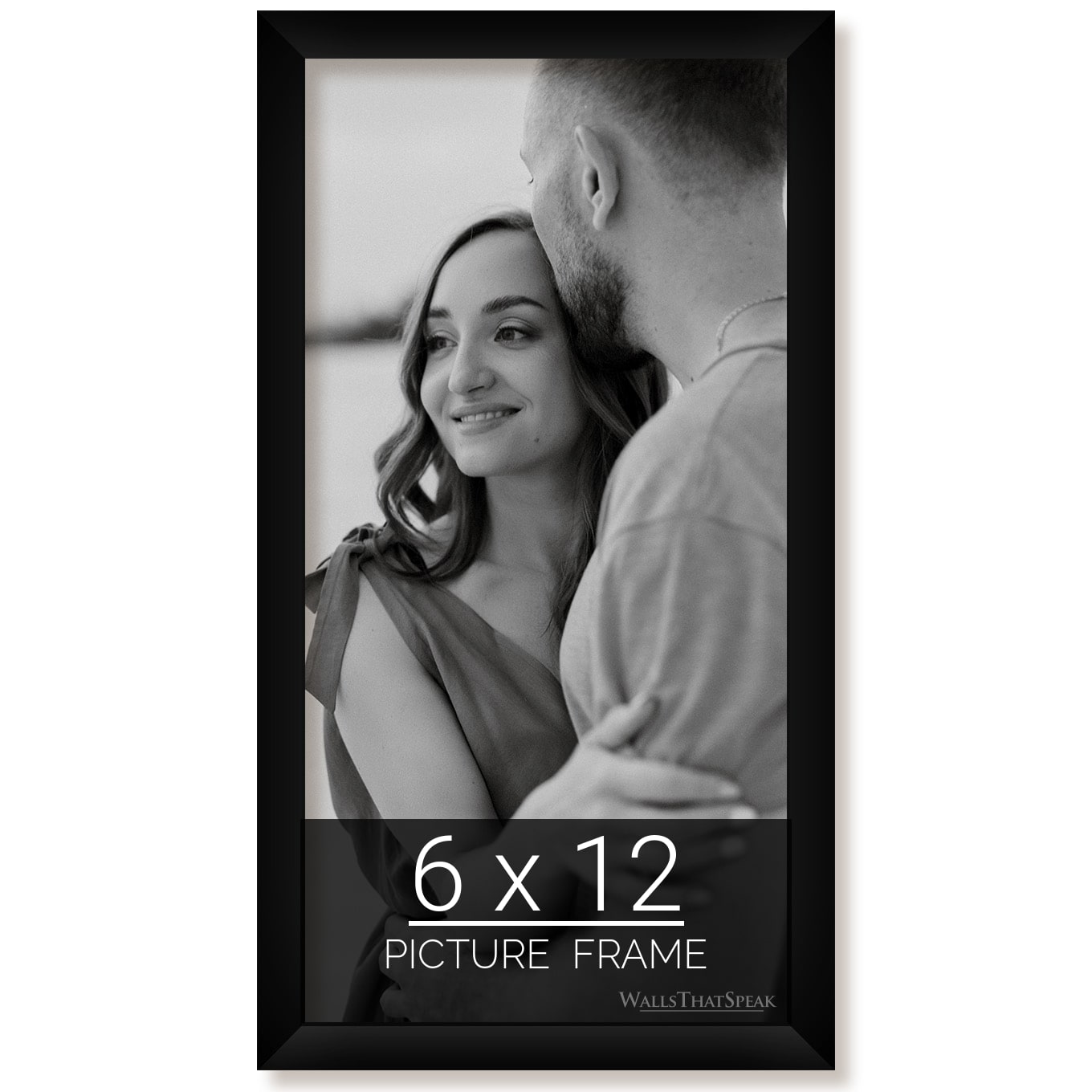 6x12 Black Picture Frame for Puzzles Posters Photos or Artwork ...