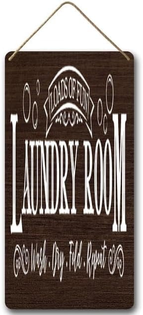 6x12 IN Laundry Room Wall Decor Sign for Home Decor,Laundry Room Wooden ...