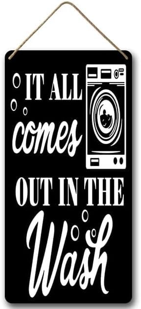 6x12 IN Laundry Room Wooden Signs Rustic Family Farmhouse Laundry Room ...