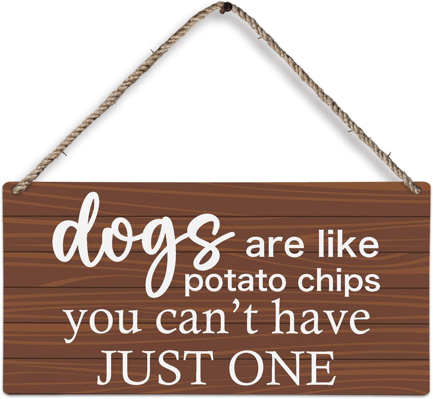 6x12 Inch Dog Wood Plaque Sign, Dog Signs For Home Decor, Dog ...
