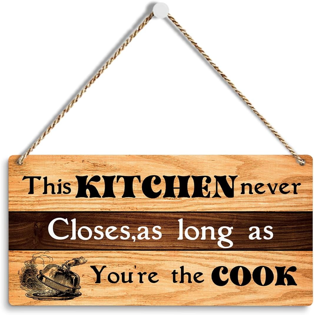 6x12 Inch Farmhouse Kitchen Decor, Kitchen Signs Wall Decor, Kitchen ...
