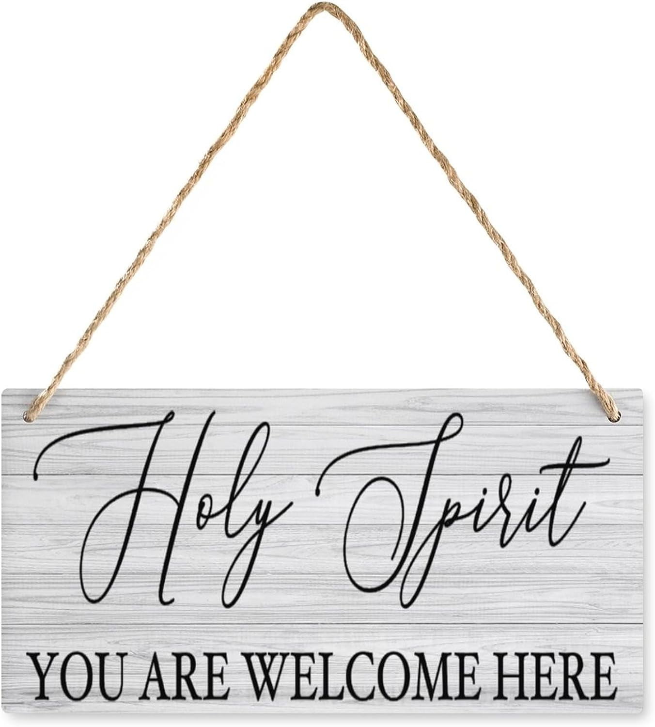 6x12 Inch Home Wall Decor Signs Holy Spirit You Are Welcome Here Sign ...