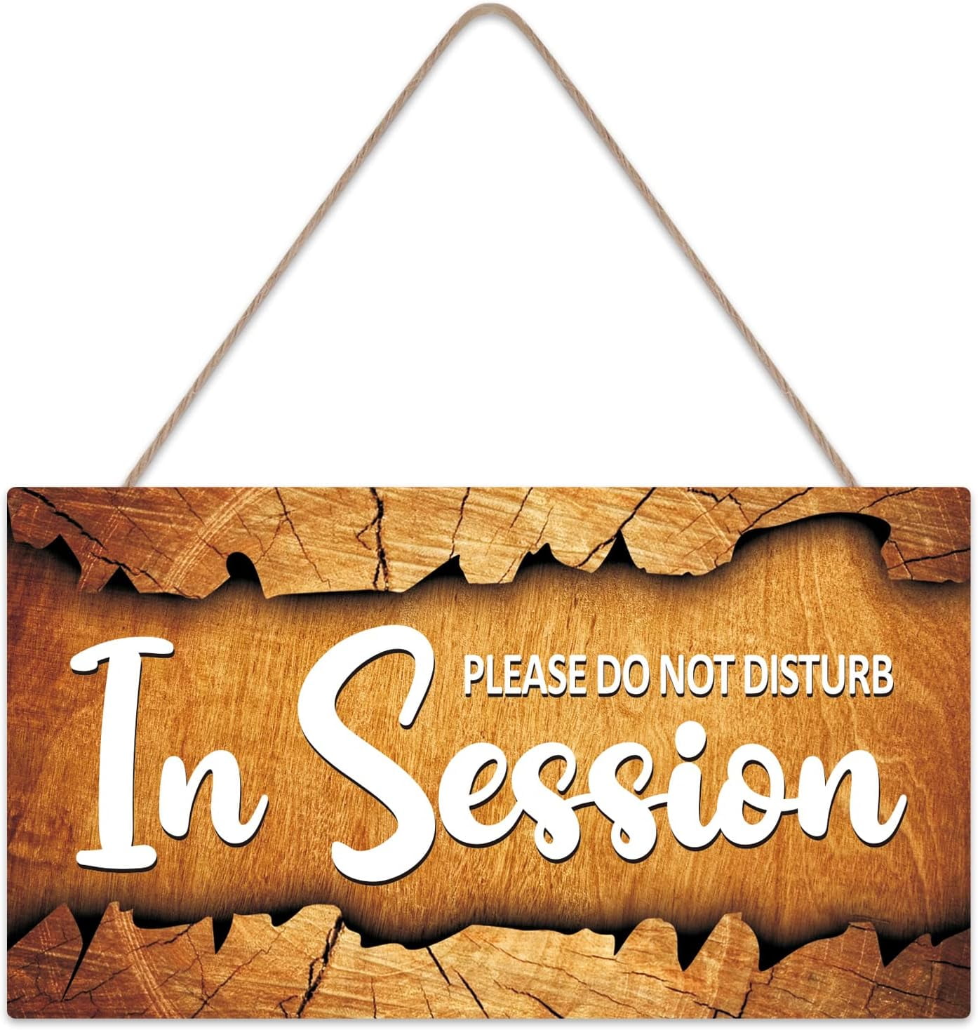 6x12 Inch In Session Sign For Therapists - Do Not Disturb Sign ...