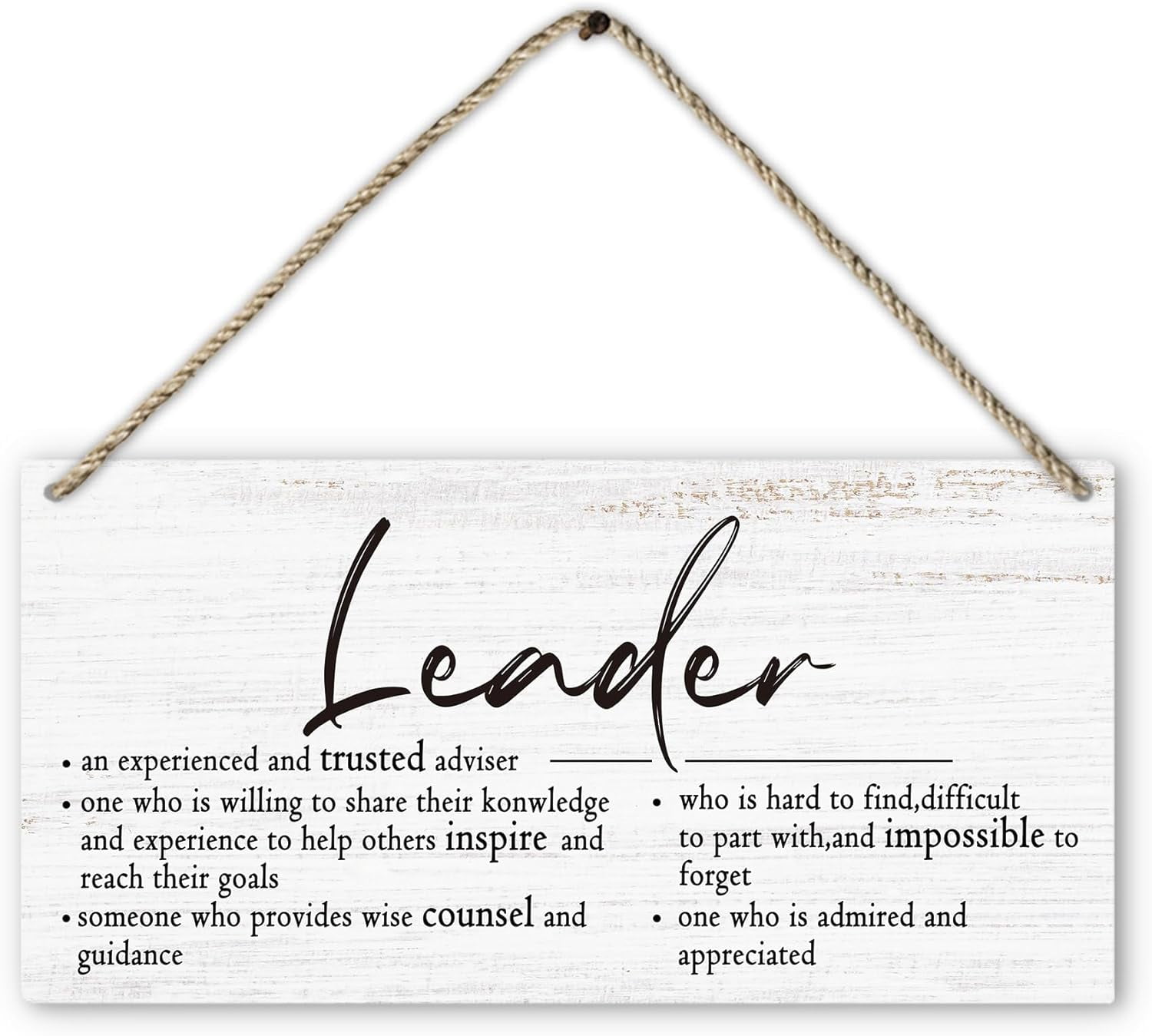 6x12 Inch Leadership Leader Gifts, Retirement Appreciation Gift For ...