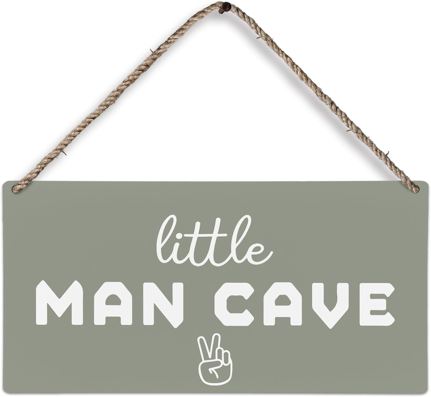 6x12 Inch Little Man Cave Wood Plaque Sign, Boy Nursery Decor, Toddler ...