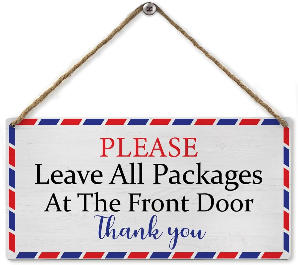 6x12 Inch Package Delivery Sign,Please Leave All Packages At The Front ...